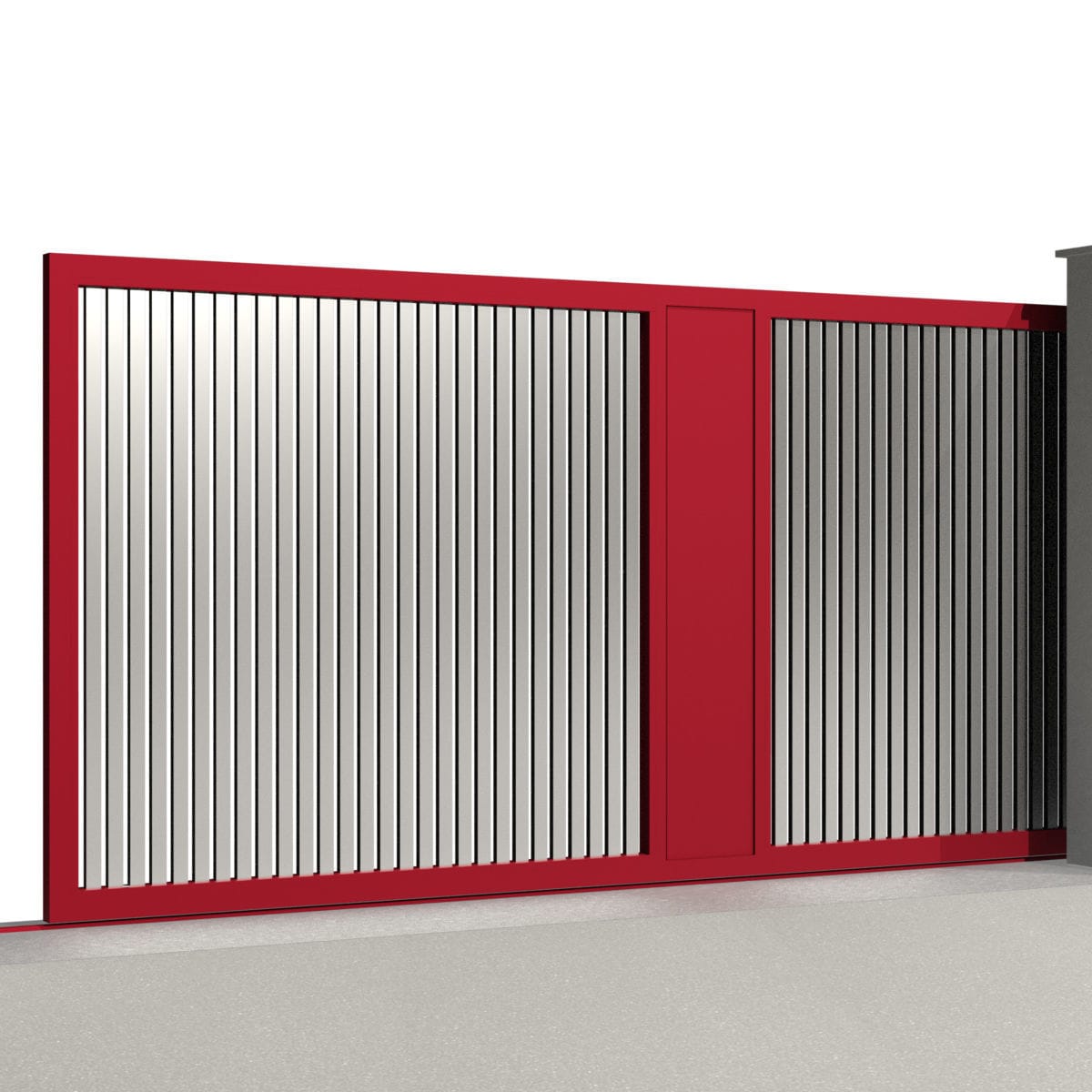 Sliding gate - Trésor OR C019 - Gates-Creations - right / left / aluminum