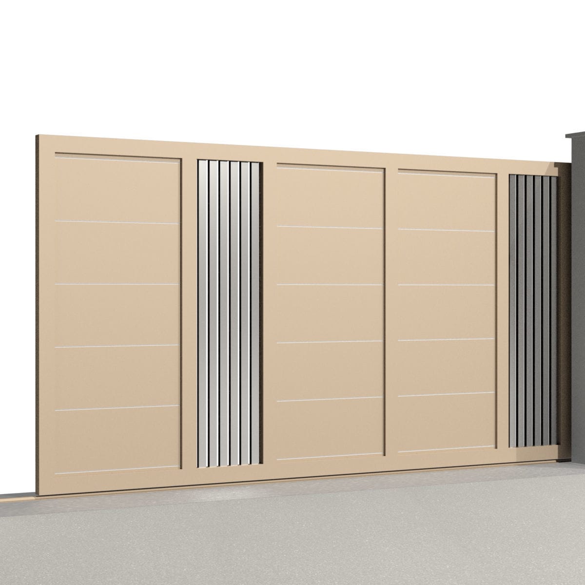 Sliding gate - Trésor SAPHIR C025 - Gates-Creations - right / left ...