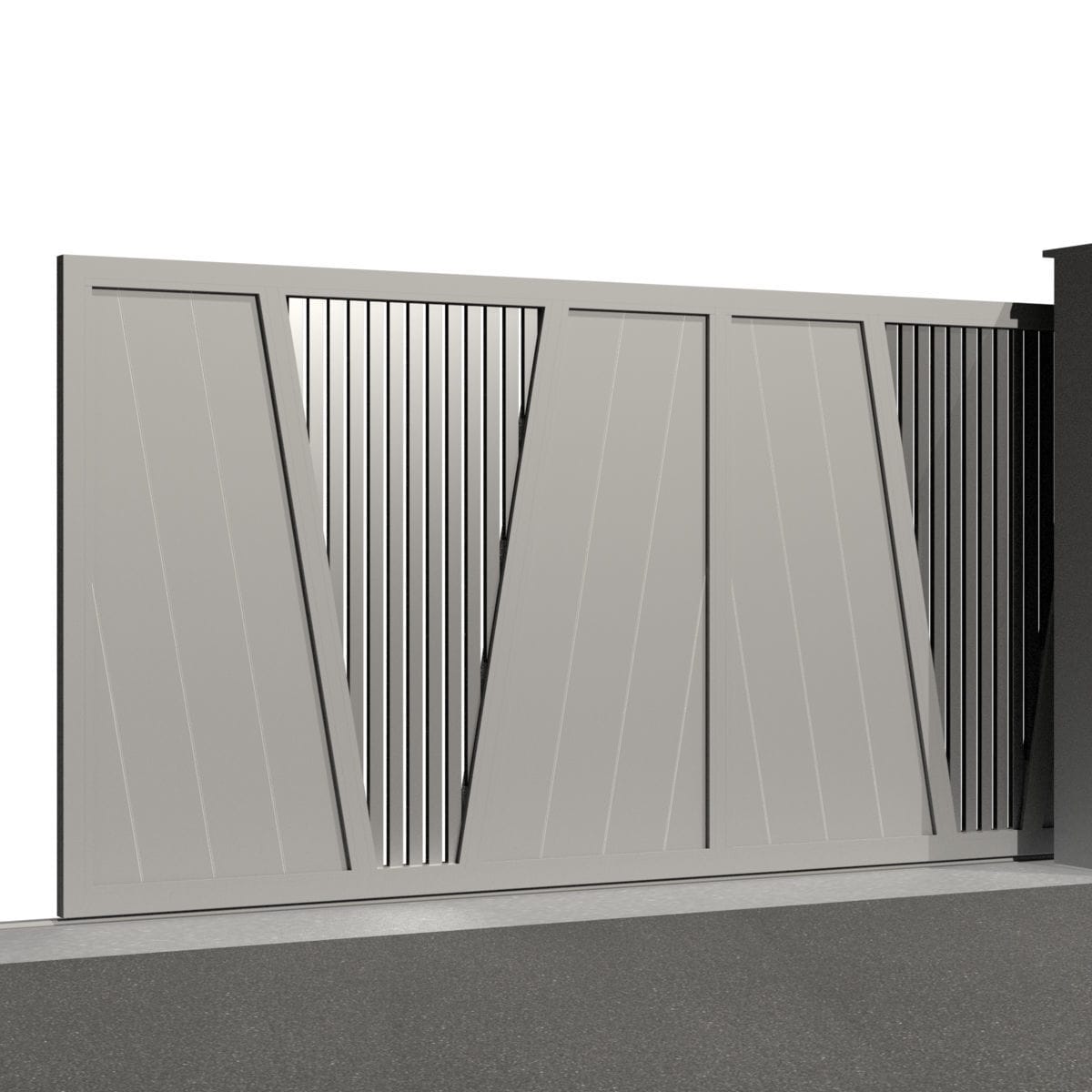 Sliding gate - Trésor AMETHYSTE C029 - Gates-Creations - right / left ...