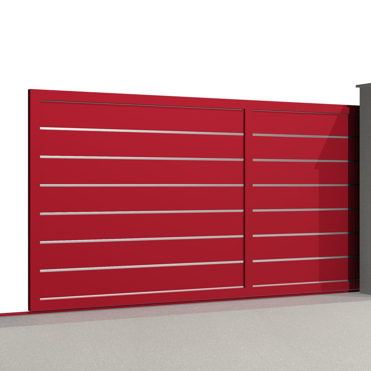 Sliding gate - BALZAC C031 - Gates-Creations - right / left / aluminum