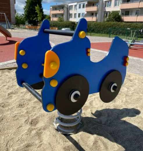 Car spring rocker - 11258 - Lars Laj - galvanised steel / powder-coated ...