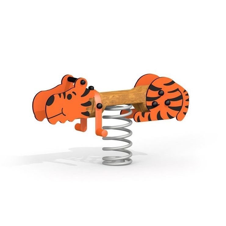 Tiger spring rocker - 13087 - Lars Laj - galvanised steel / powder ...