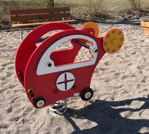 Plastic spring rocker - COPTER - Lars Laj - powder-coated steel ...