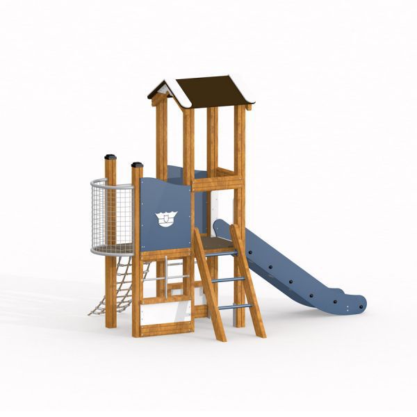 Playground structure - POLICE STATION - Lars Laj - stainless steel ...