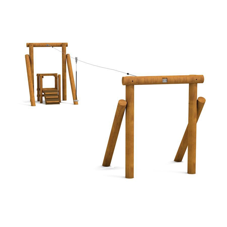 Cable slide for playground - 13058 - Lars Laj