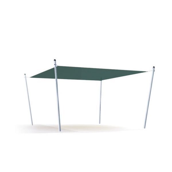Powder-coated steel sunshade - SQUARE ATLANTIS - Lars Laj - steel / for ...