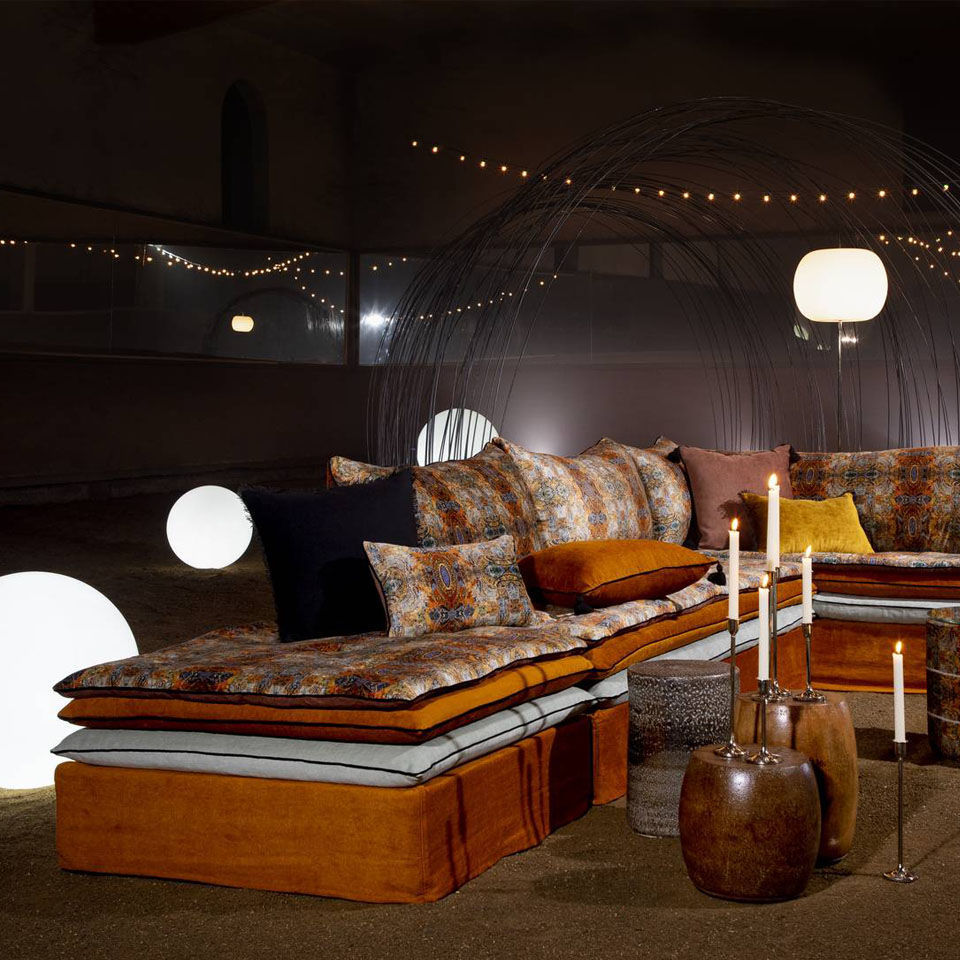 Corner sofa - TZIGANE - MILLE ET UNE NUIT - BERENGERE LEROY - modular ...