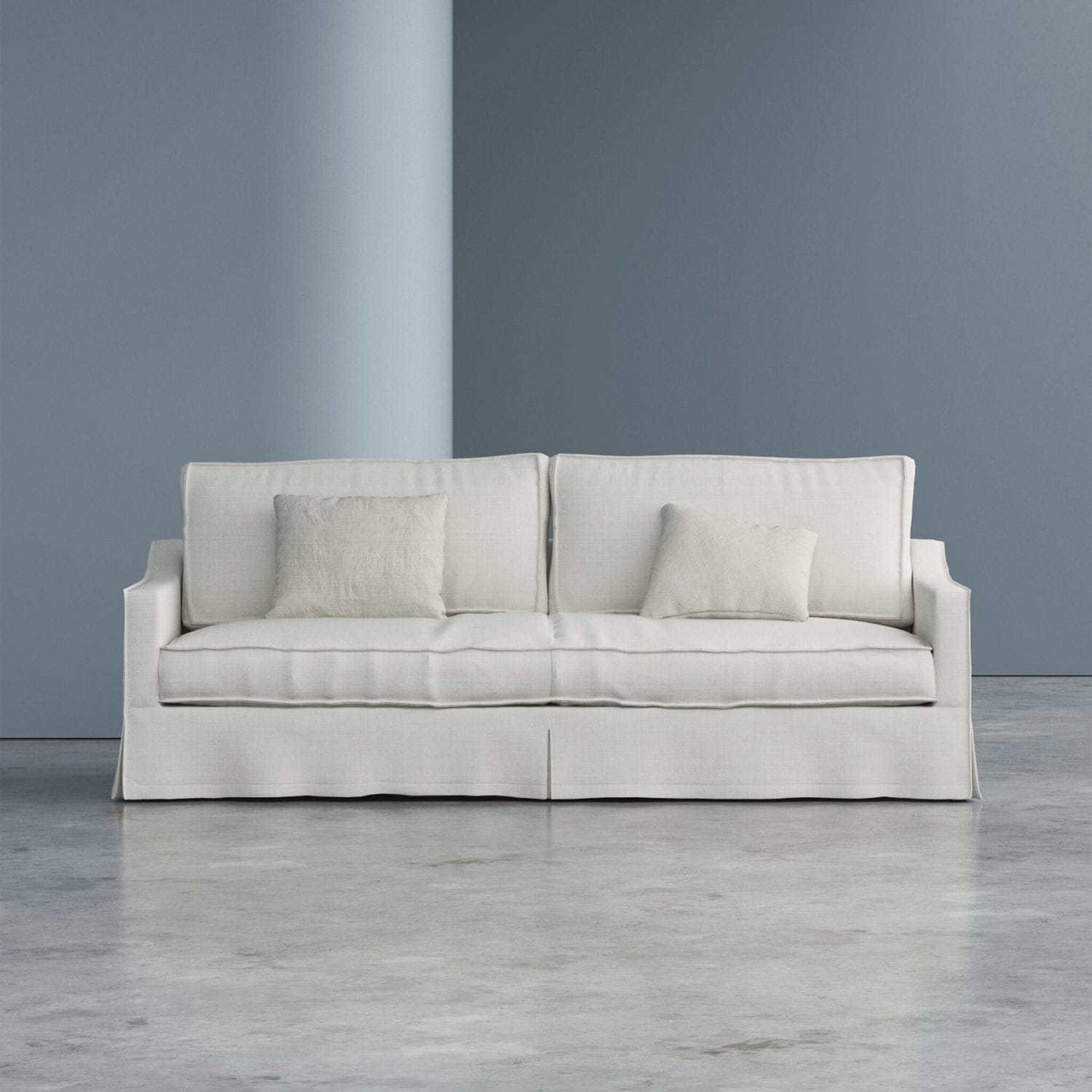 Modular sofa - BARCO - Gems Barcelona - contemporary / fabric / white