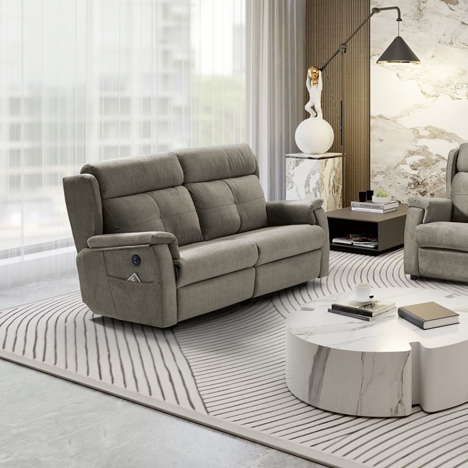 Classic sofa - MILAN - Mopal Tapizados S.L. - fabric / pine / 2-person