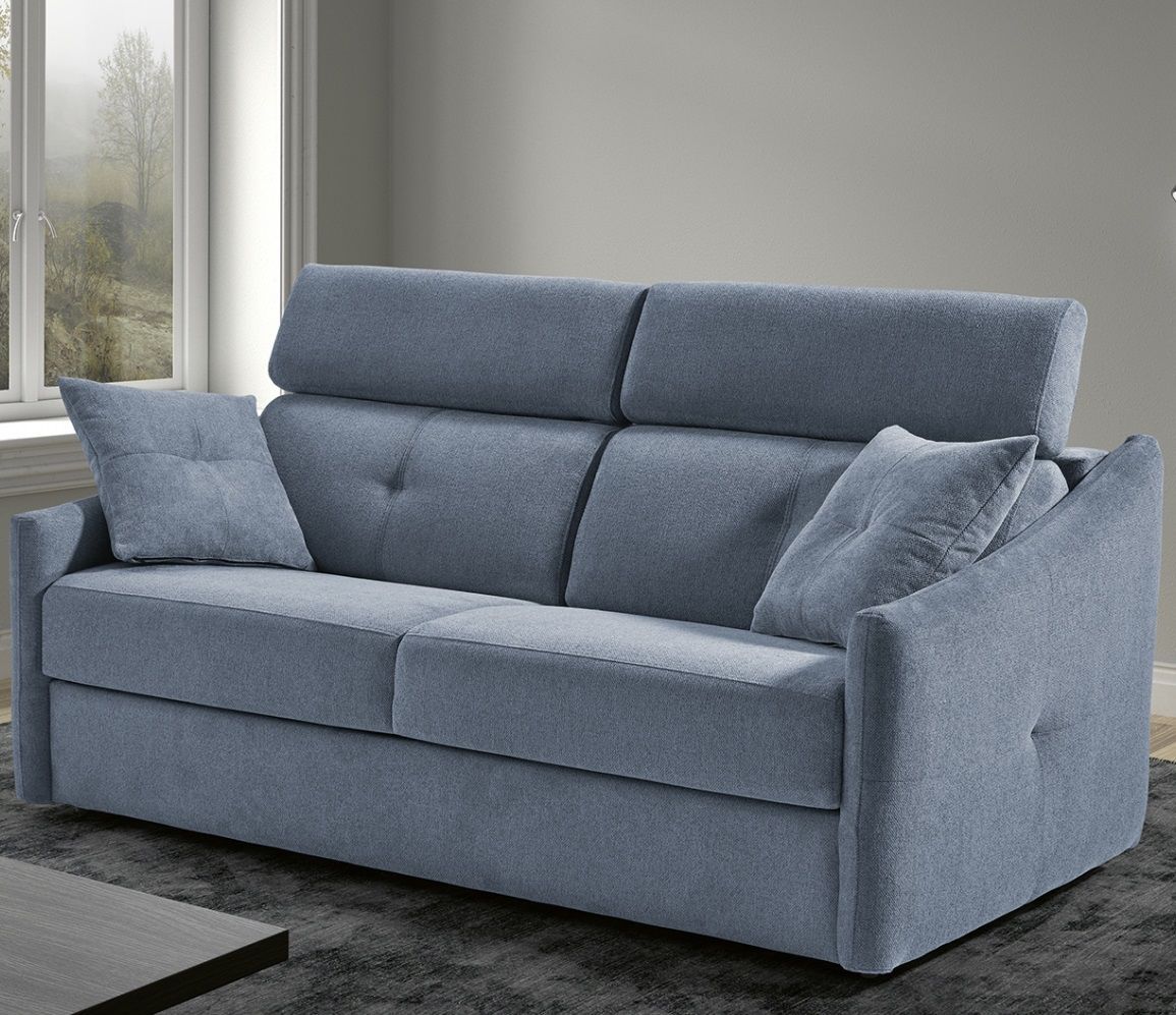 Sofa bed - Emma - Mopal Tapizados S.L. - contemporary / gray / fabric