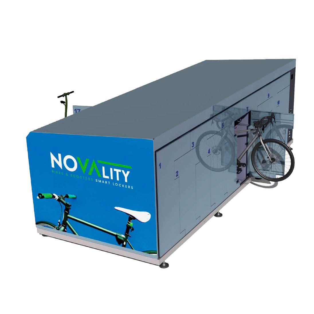 Secure bike rack - SURFACE M20 - Novality - galvanized steel / for ...