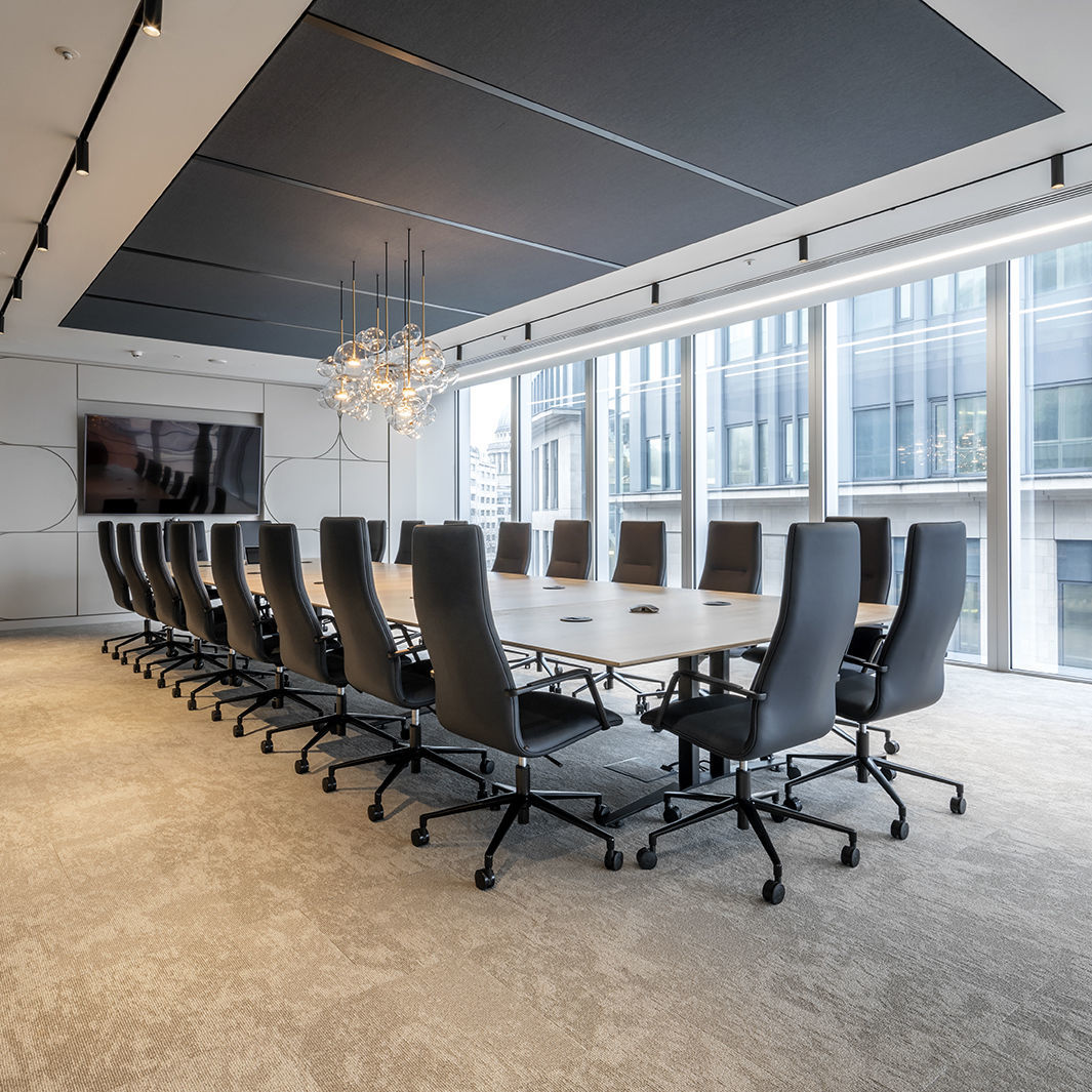 Contemporary conference table - CENTRE PIECE - WILLIAM HANDS - wooden ...