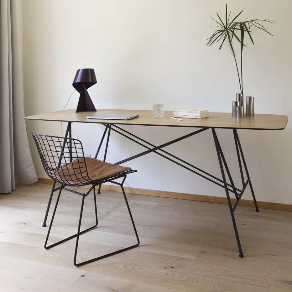 Free-standing desk - GUSTAVE - Epsilon Composite - contemporary / oak ...