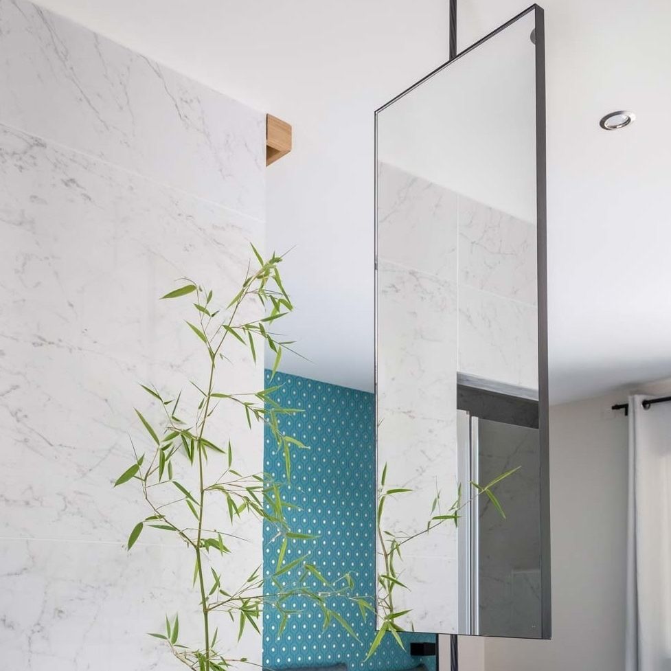 Ceiling-mounted mirror - Adam & Eve - Epsilon Composite - contemporary ...