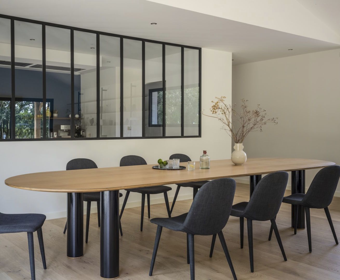 Contemporary dining table - Pilotis Cabane - Epsilon Composite - oak ...