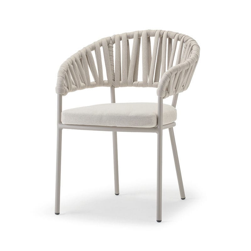 Contemporary chair - VICTORY ARMCHAIR - GRATTONI S.R.L. - outdoor / acrylic / fabric