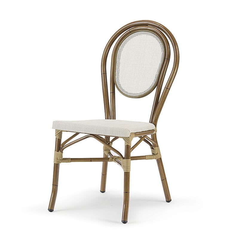 Traditional chair - GS 955 - GRATTONI S.R.L. - outdoor / Textilene® / aluminum base