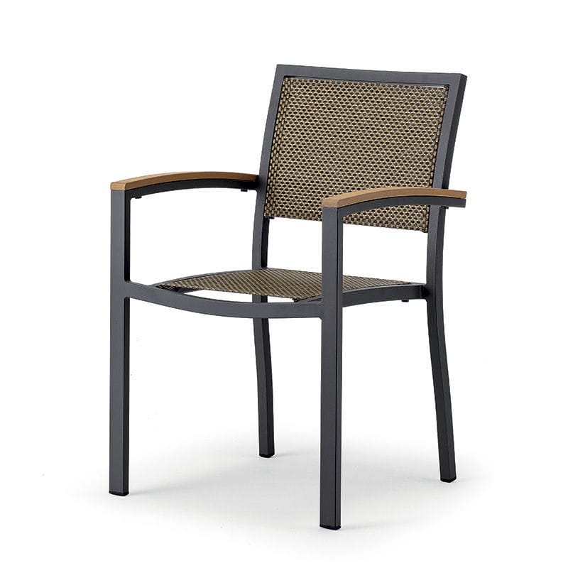 Contemporary chair - GS 941 - GRATTONI S.R.L. - outdoor / wooden / Textilene®