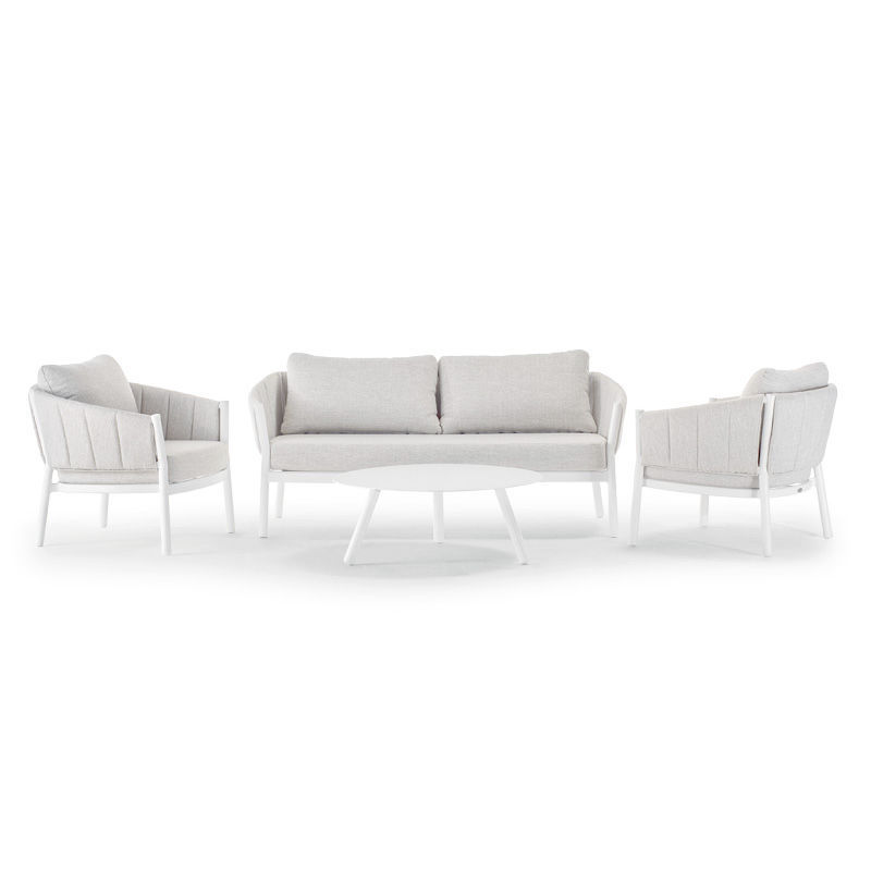 Contemporary lounge garden set - GRID - GRATTONI S.R.L. - aluminum ...