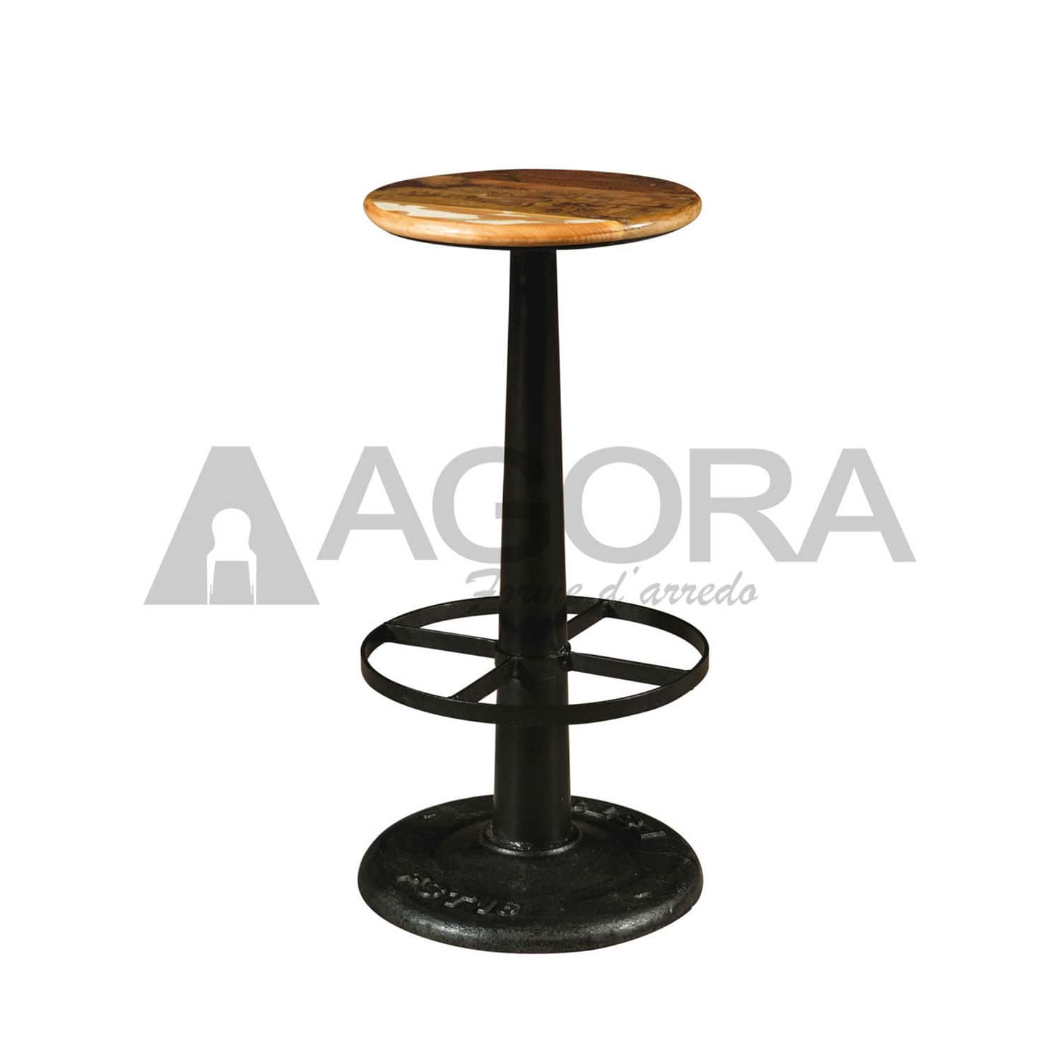 Traditional bar stool - SINGHER - AGORA' SRL - solid wood / painted ...