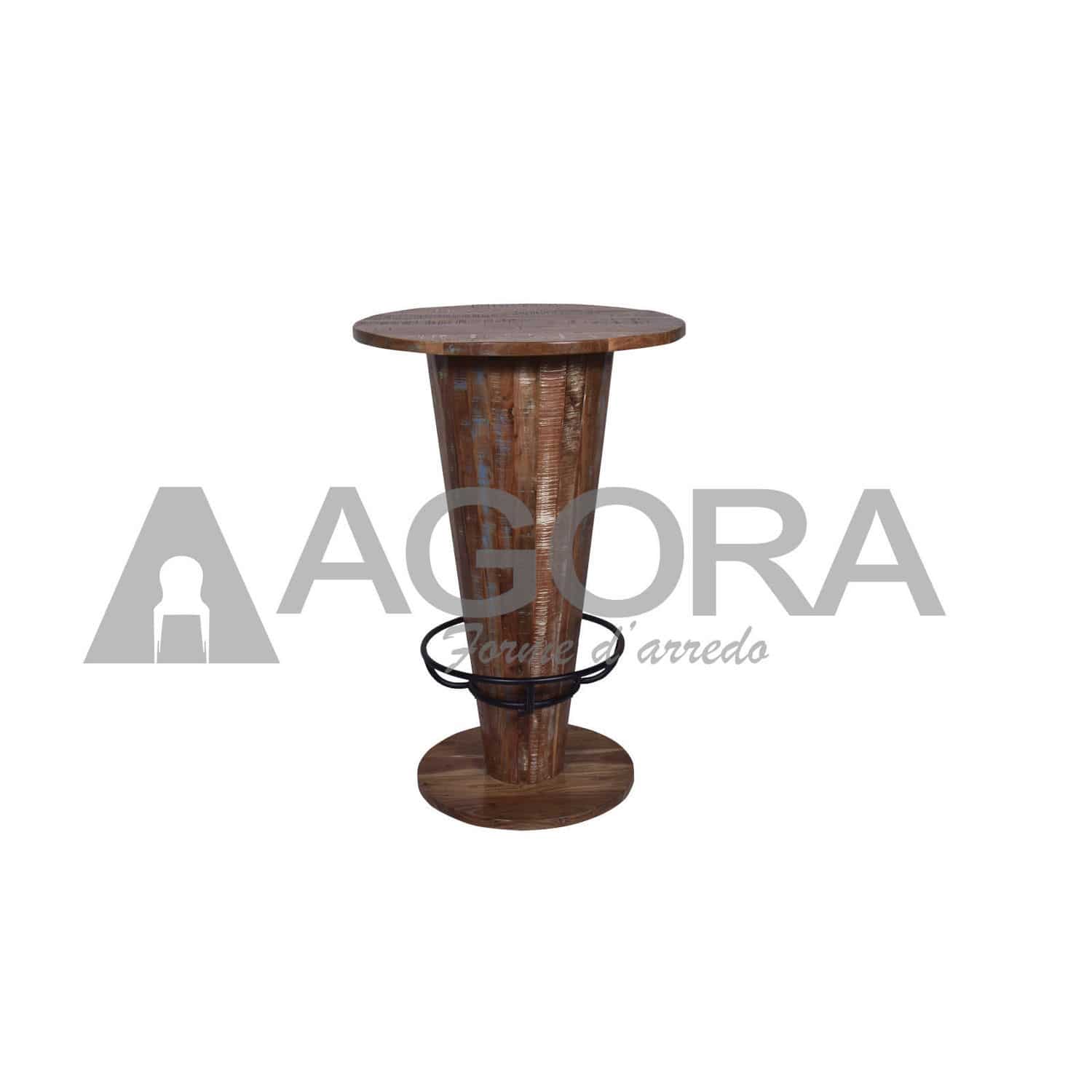 Traditional high bar table - MOJITO - AGORA' SRL - solid wood / solid ...