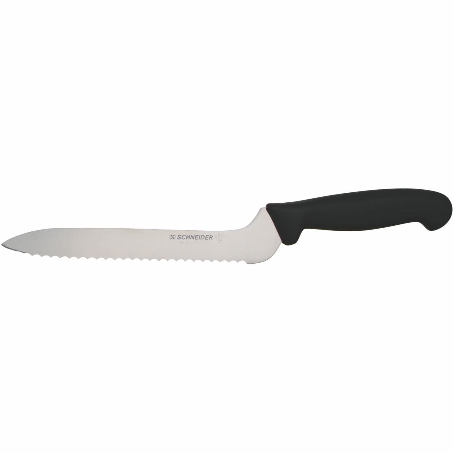 Bread knife with plastic handle - 260582 - GMBH - with stainless steel ...