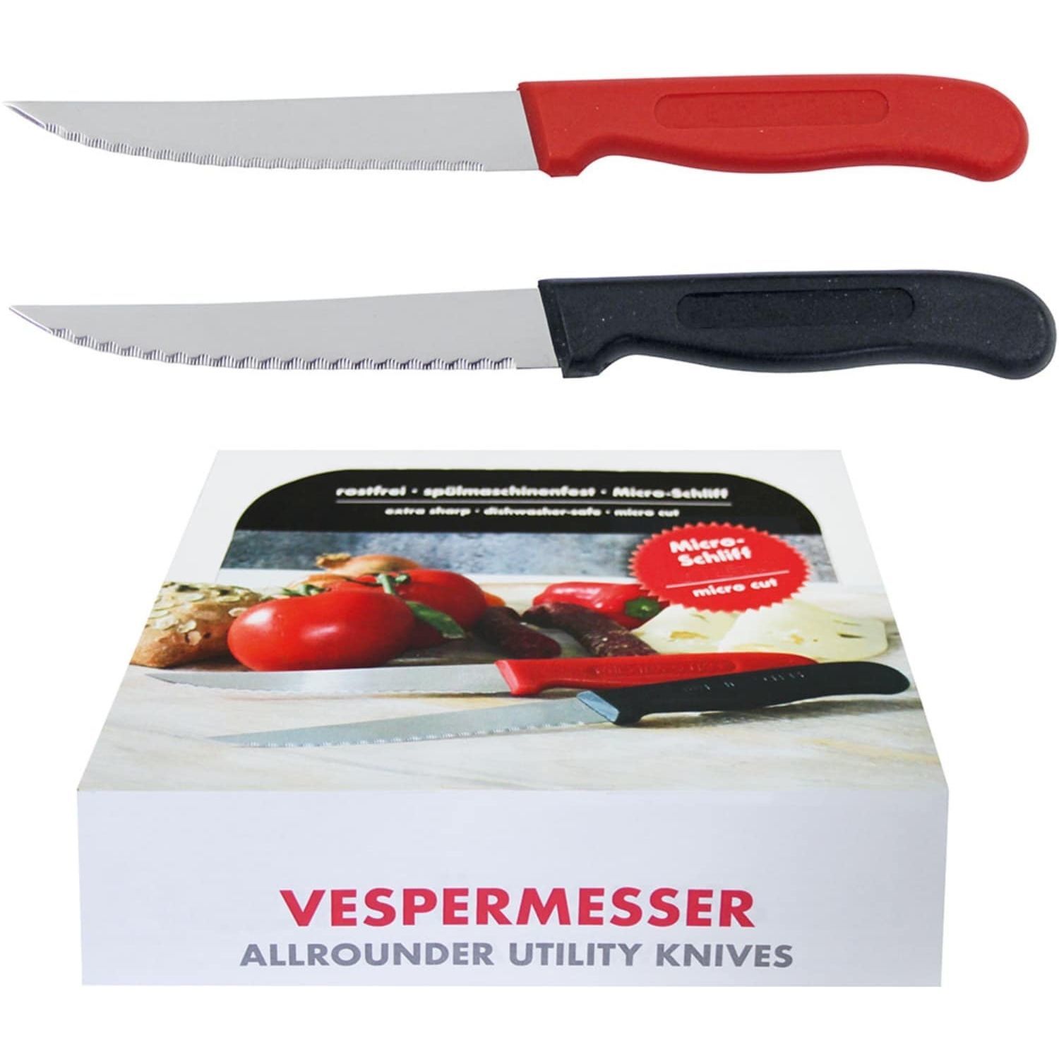 Kitchen knife with plastic handle - 261800 - GMBH - with stainless ...