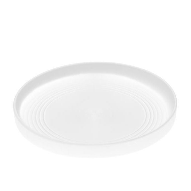 Round plate - SUM.08 - ROYALE S.R.L. - porcelain / commercial / plain