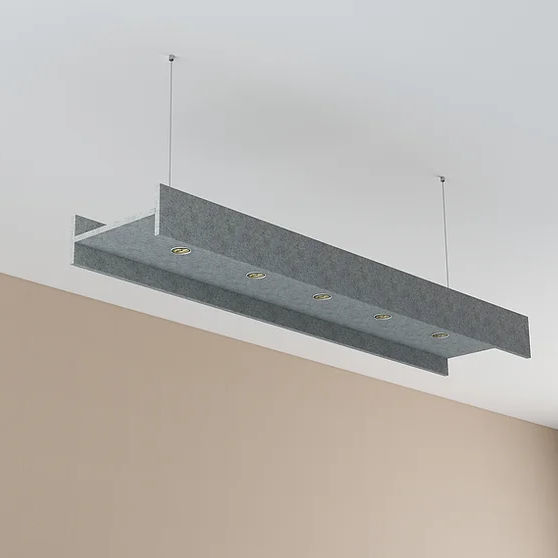 Contemporary ceiling light - I BEAM - Acoustic.ae - rectangular ...