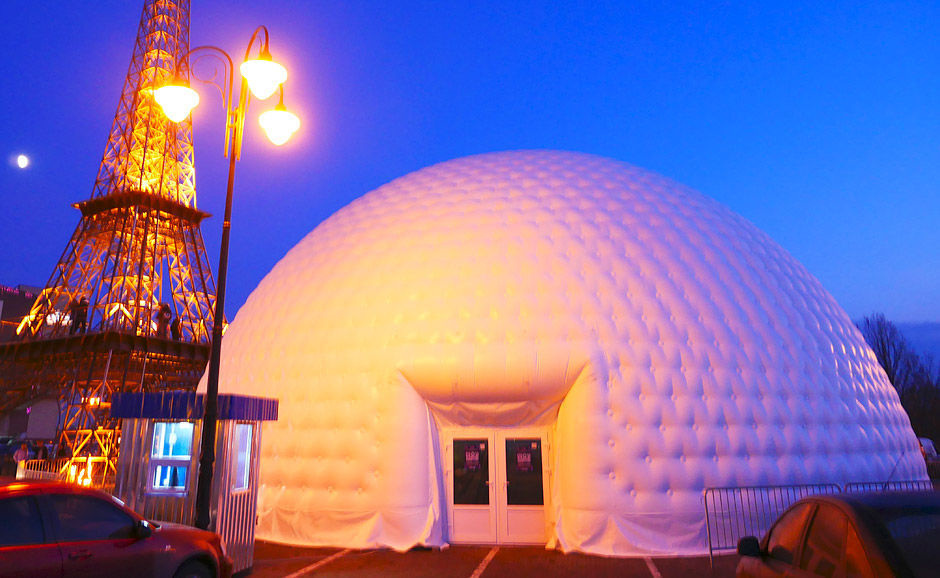 Inflatable structure with PVC membrane - EXHIBITION HALL «ZEFIR ...