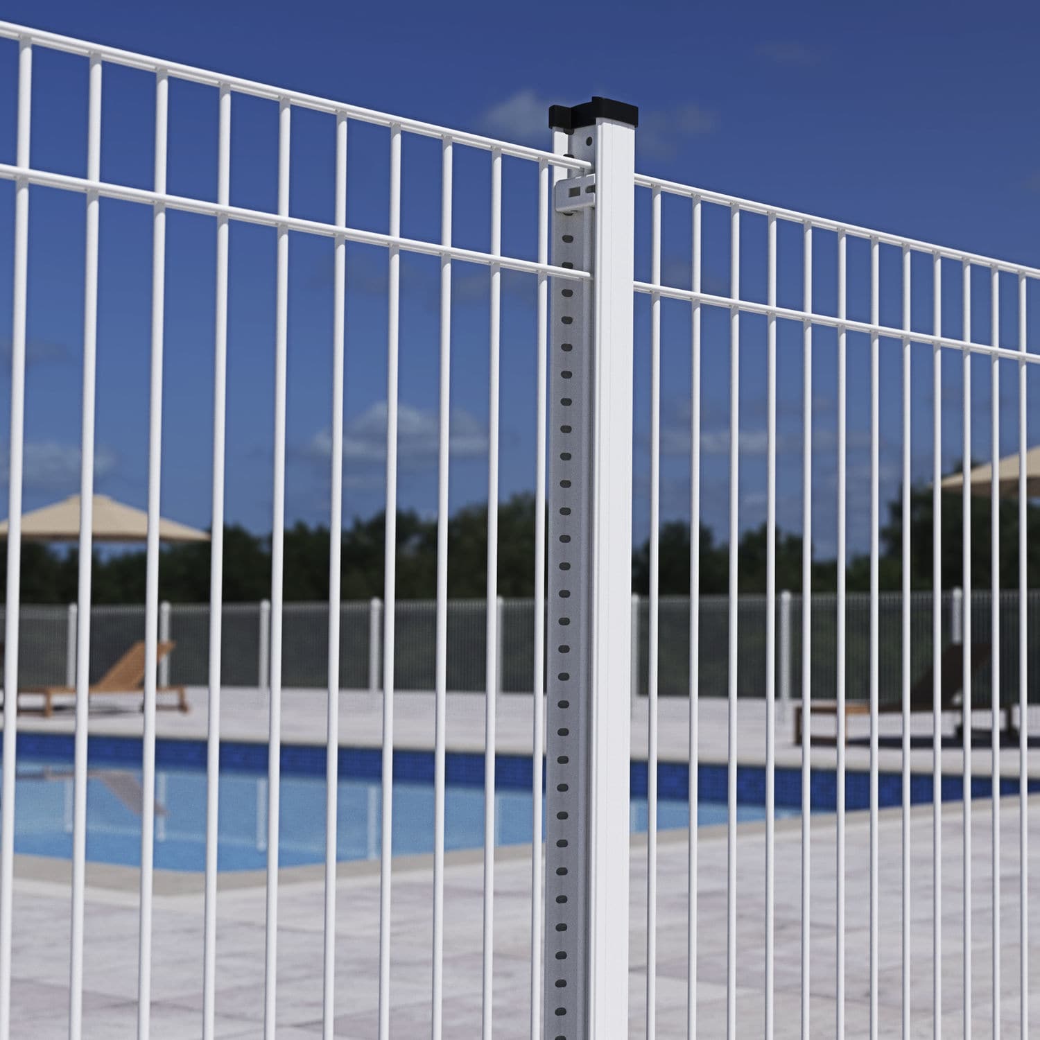 Swimming pool fence - AQUA’GLIA® - Quaglia Diffusion - wire mesh / with ...