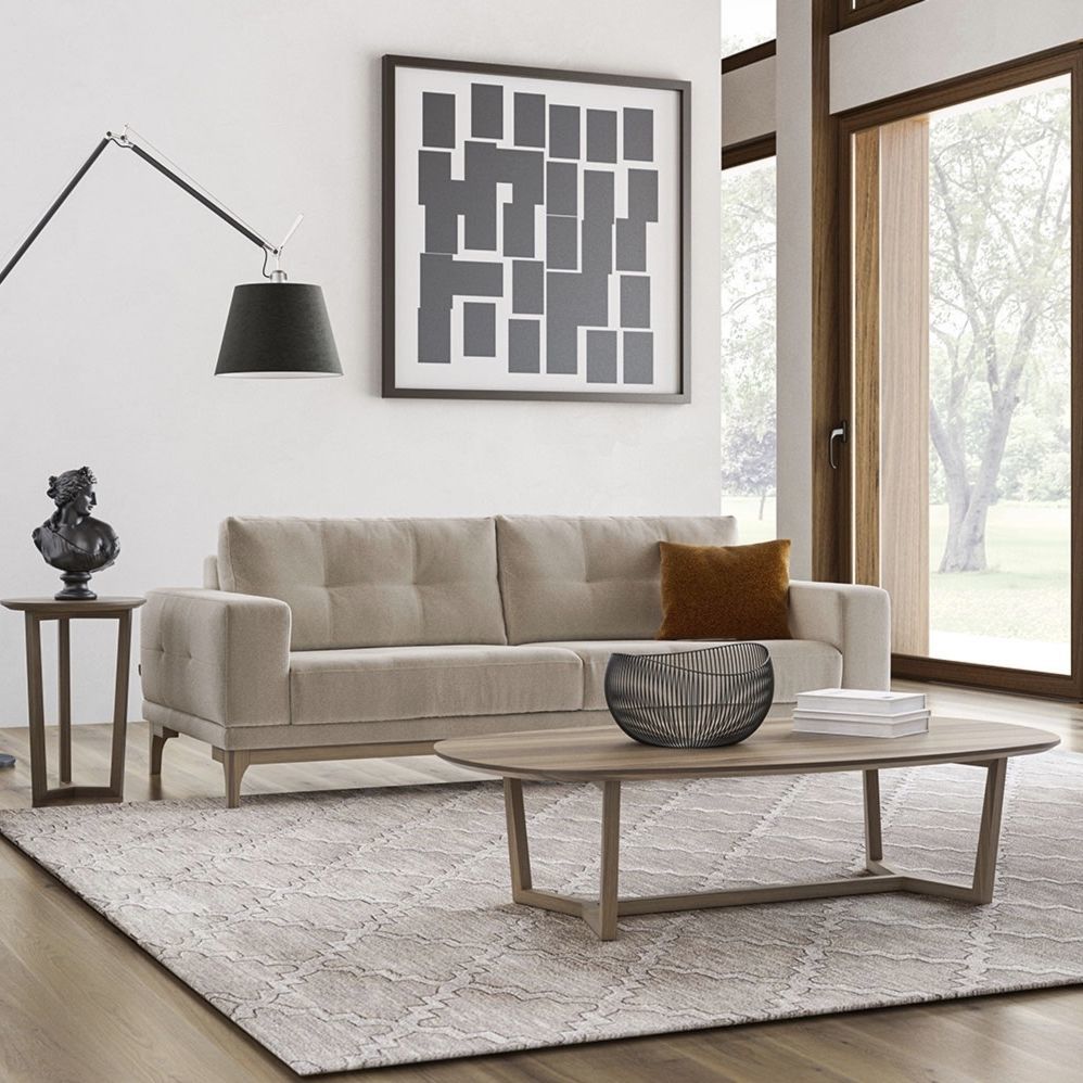 Sofa bed - TULIP - NDESIGN - contemporary / fabric / with armrests