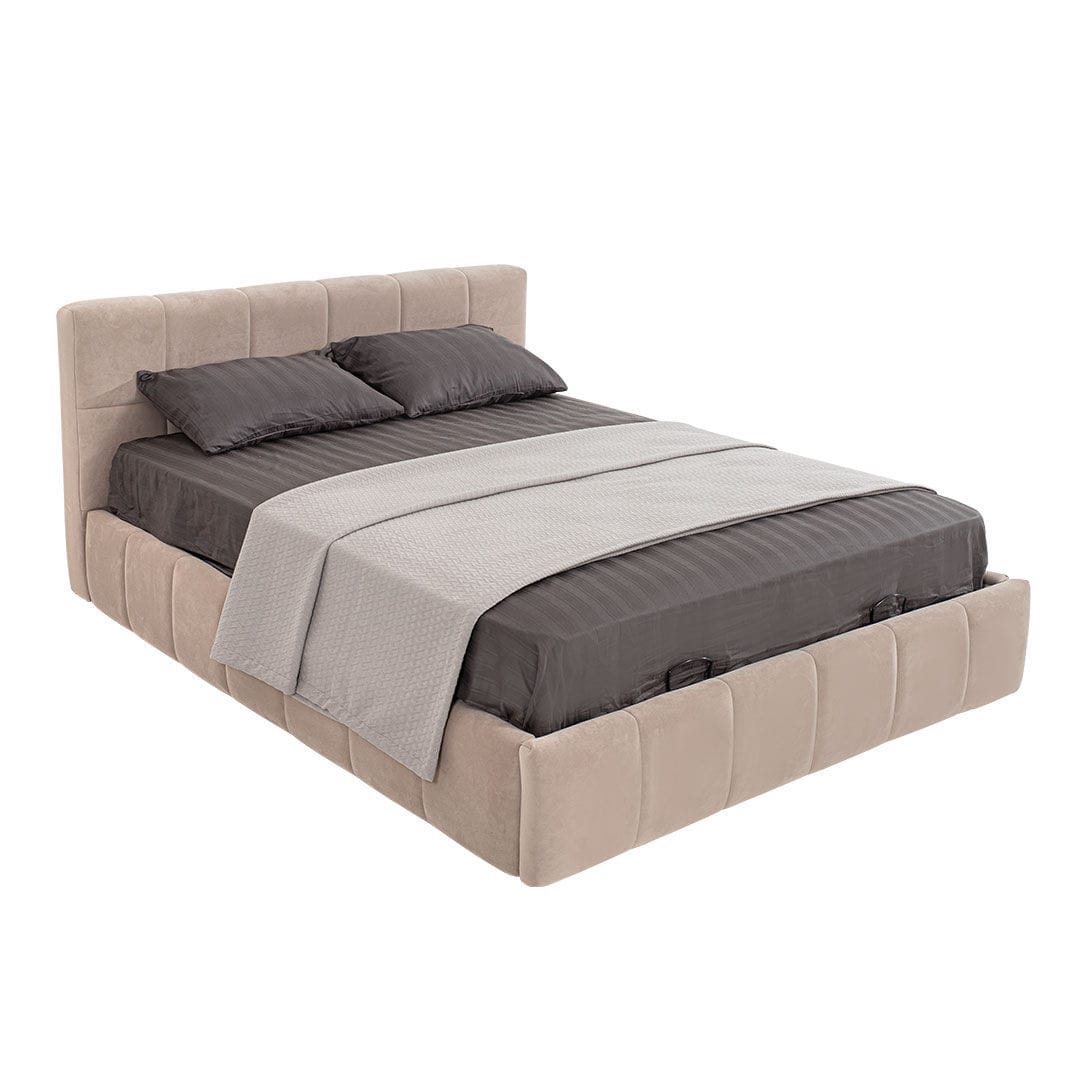 Double bed - Sacramento - NDESIGN - contemporary / upholstered / with ...