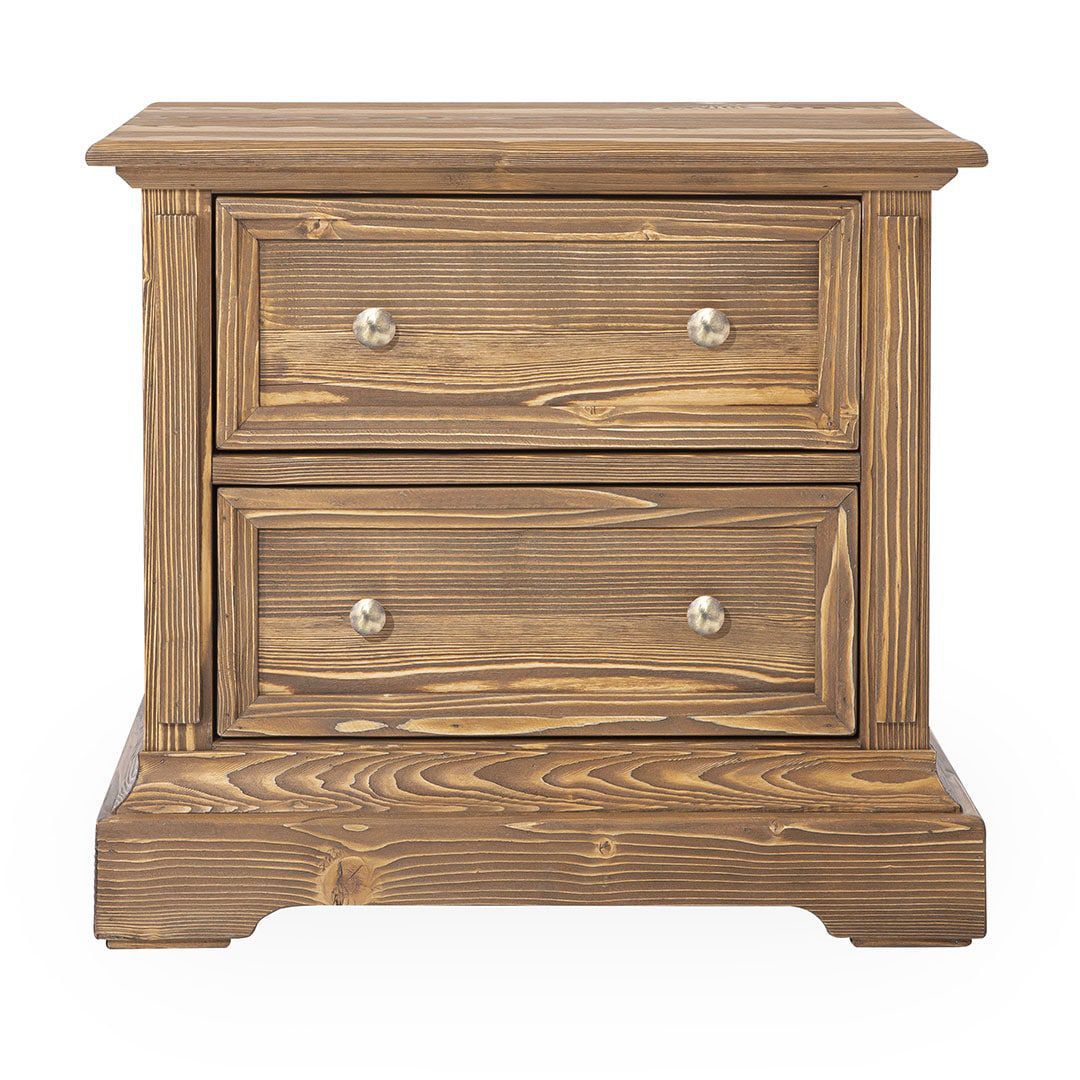 Traditional bedside table - Patara - NDESIGN - pine / pine base ...