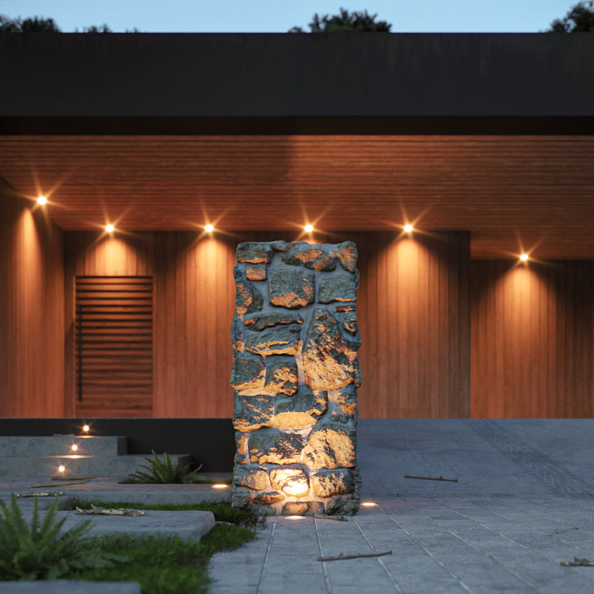 Surface mounted spotlight - R05 - MP Design Inc. - LED / round / IP66