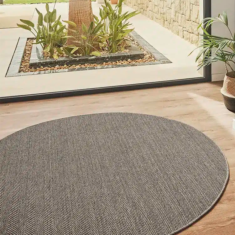 Contemporary rug - PALMA ICON CARBON - Rols Carpets - patterned ...