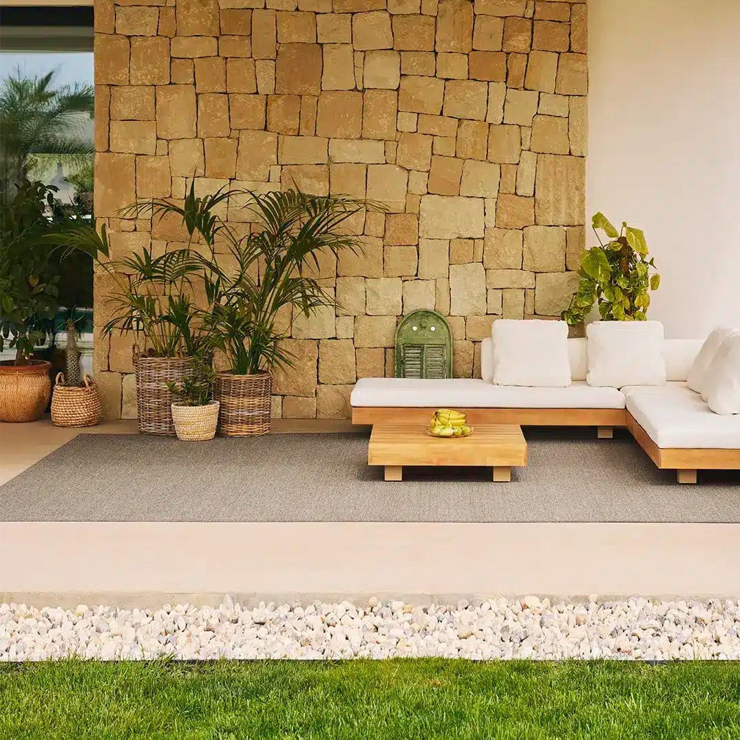 Contemporary rug - PALMA ROCK CINDER - Rols Carpets - plain ...