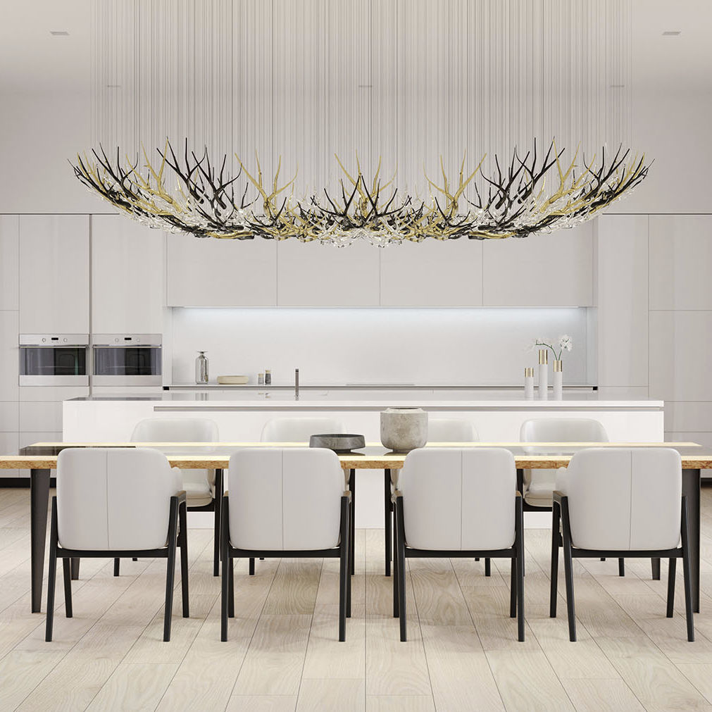 Contemporary chandelier - ANTLERS - Sans Souci s r.o. - crystal / 10 ...
