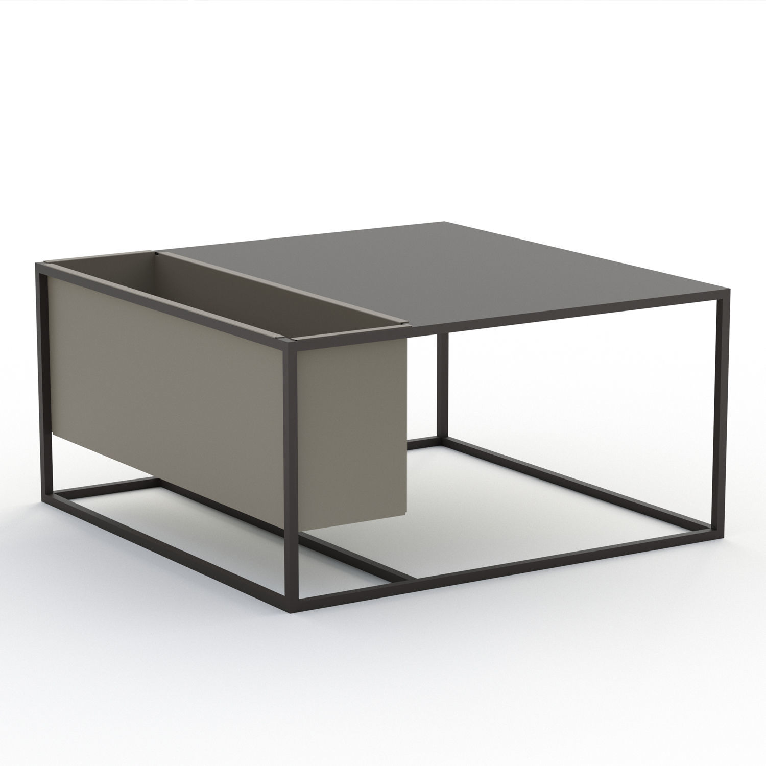 Contemporary coffee table - BALVI - Kico srl - glass / oak / walnut