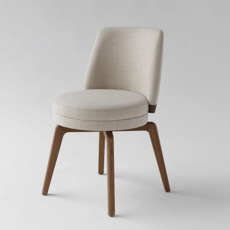 Contemporary chair - MACARON - Piaval srl - indoor / fabric / beech base