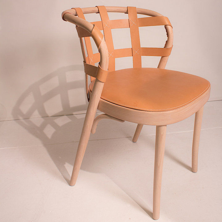 Contemporary chair - COLLAGE - Gemla Fabrikers AB - indoor / leather ...