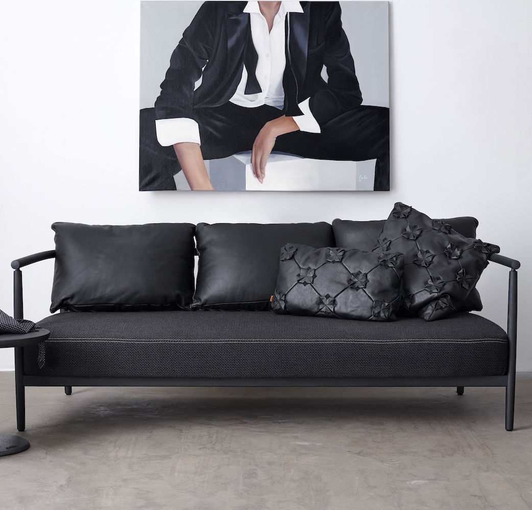 Contemporary sofa - HUMBLE - Gemla Fabrikers AB - fabric / leather ...