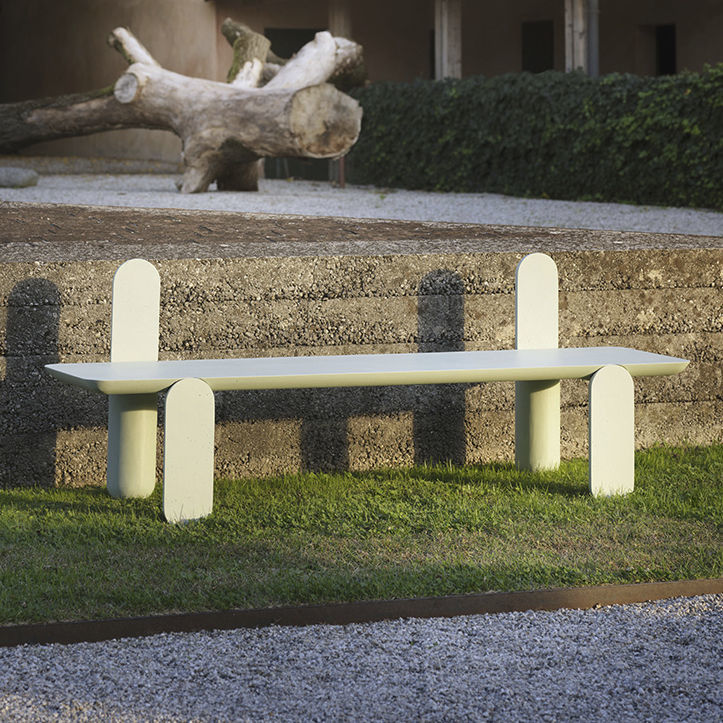 Contemporary public bench - LIDO - CIMENTO - concrete / without ...