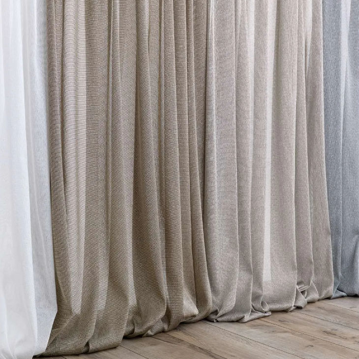 Plain sheer curtain fabric - DREAM - Ciesse Tendaggi srl - polyester ...