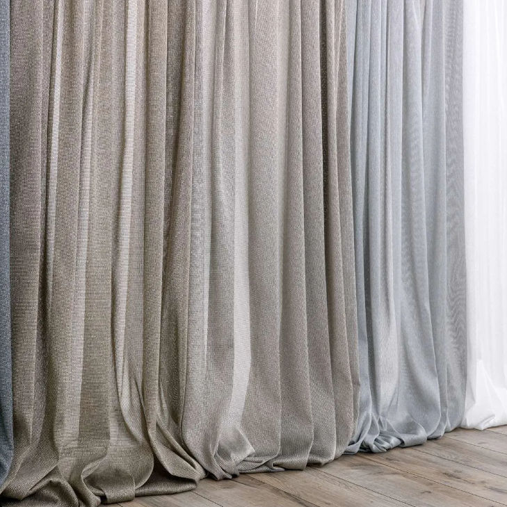 Plain sheer curtain fabric - VISCONTI - Ciesse Tendaggi srl - polyester ...