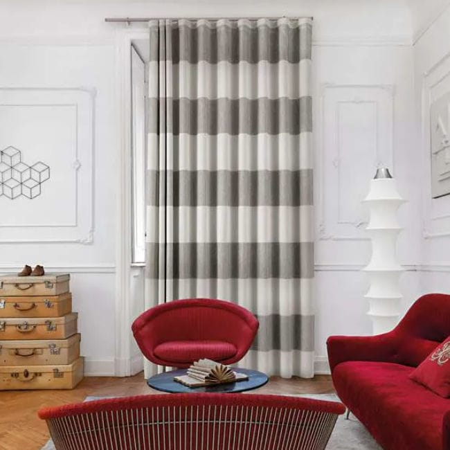 Curtain fabric - EMPIRE - Ciesse Tendaggi srl - striped / polyester ...