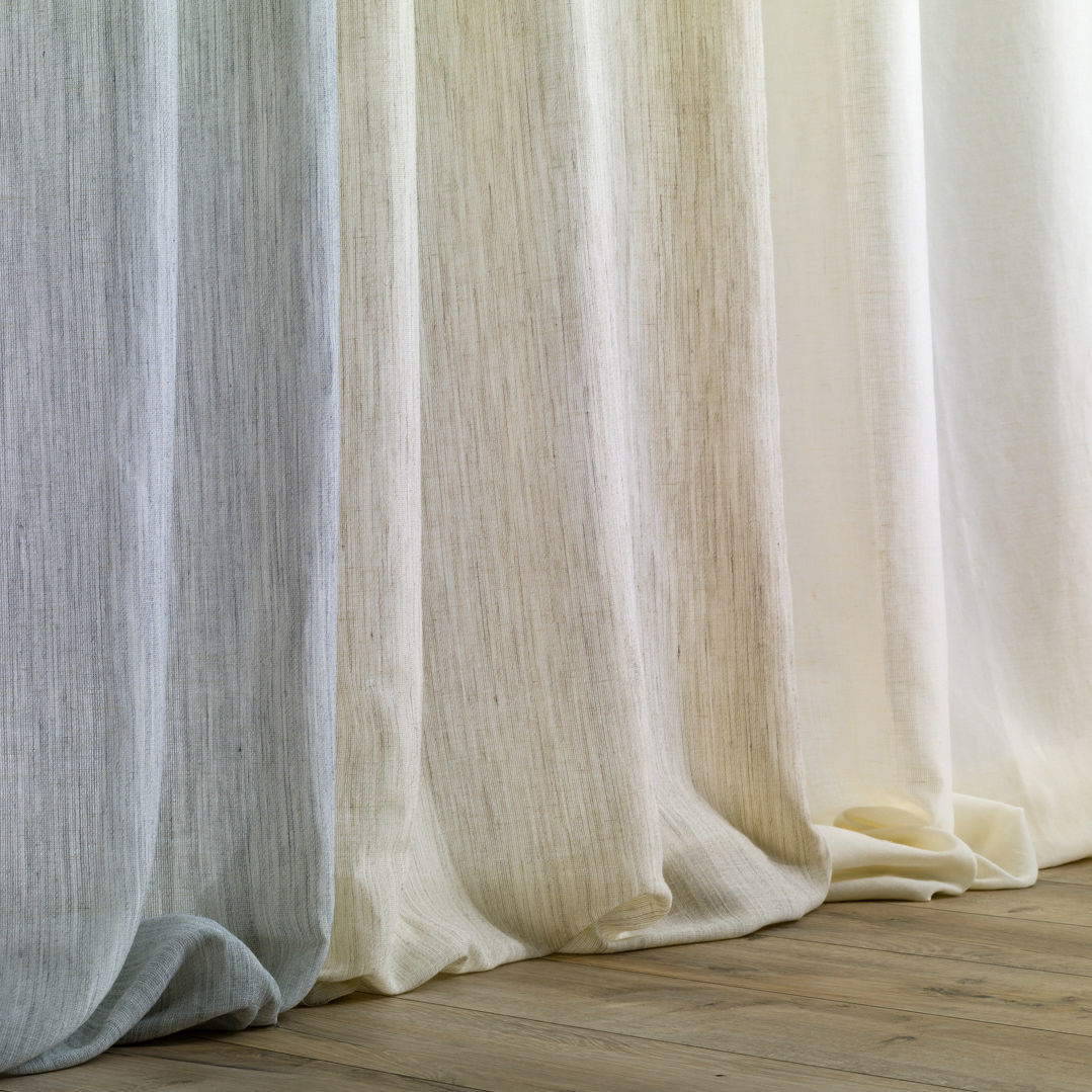 Curtain fabric - Arianna - Ciesse Tendaggi srl - plain / wool / linen