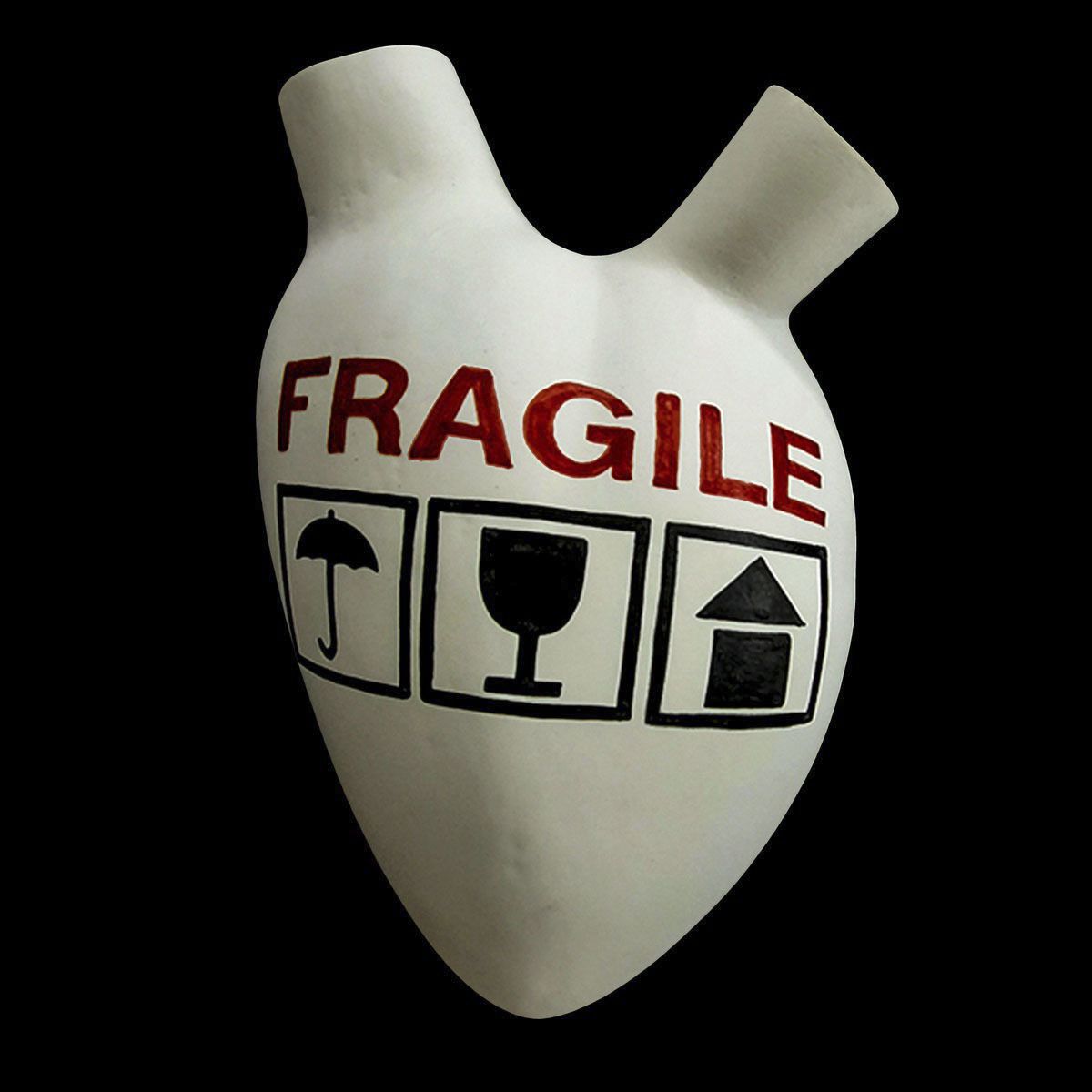 Contemporary vase - FRAGILE - ELICA STUDIO - porcelain / wall-mounted ...