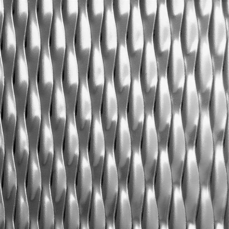 Embossed metal sheet - 5WL - Rimex - patterned / laminated / stainless ...
