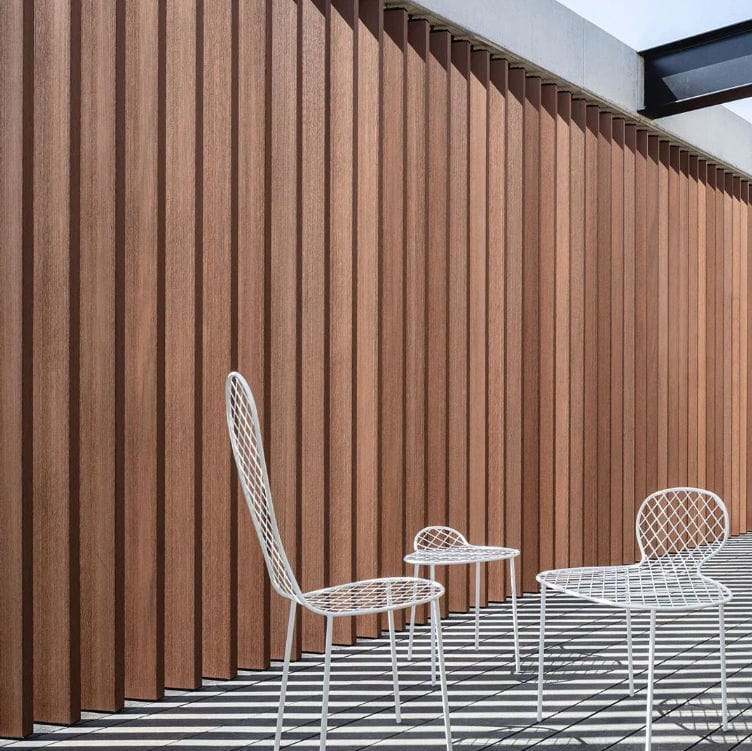 WPC solar shading - BEP9090 - Foshan Greenzone - for facade / vertical ...